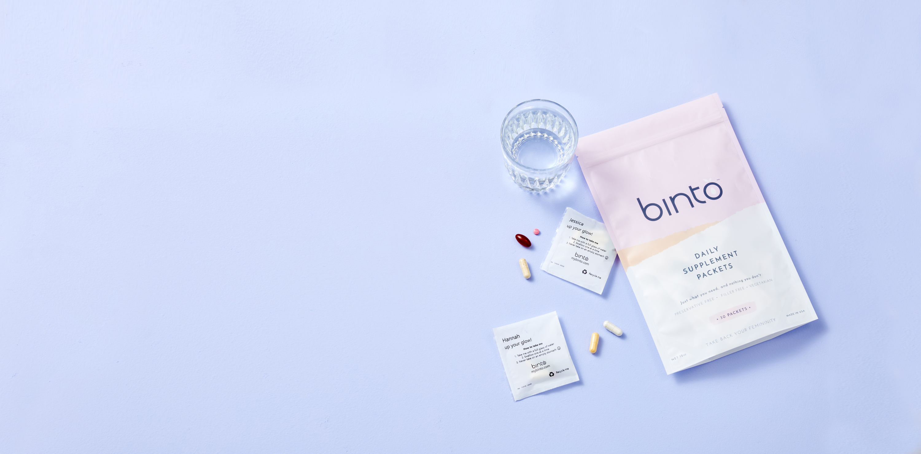 Binto - Essential Supplements Personalized for you