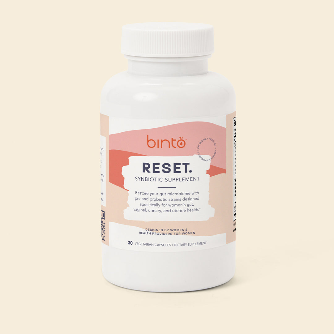 Reset Probiotic | Women's Pre and Probiotic Supplement – Binto