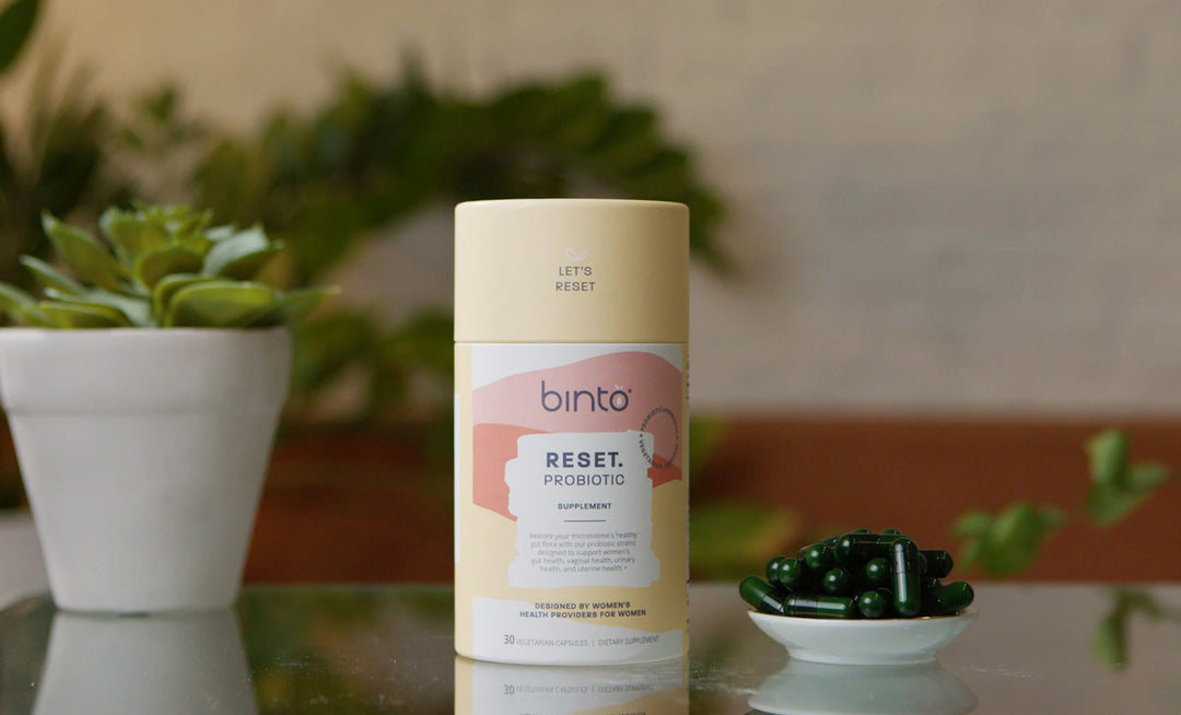 Reset Probiotic | Women's Pre and Probiotic Supplement – Binto